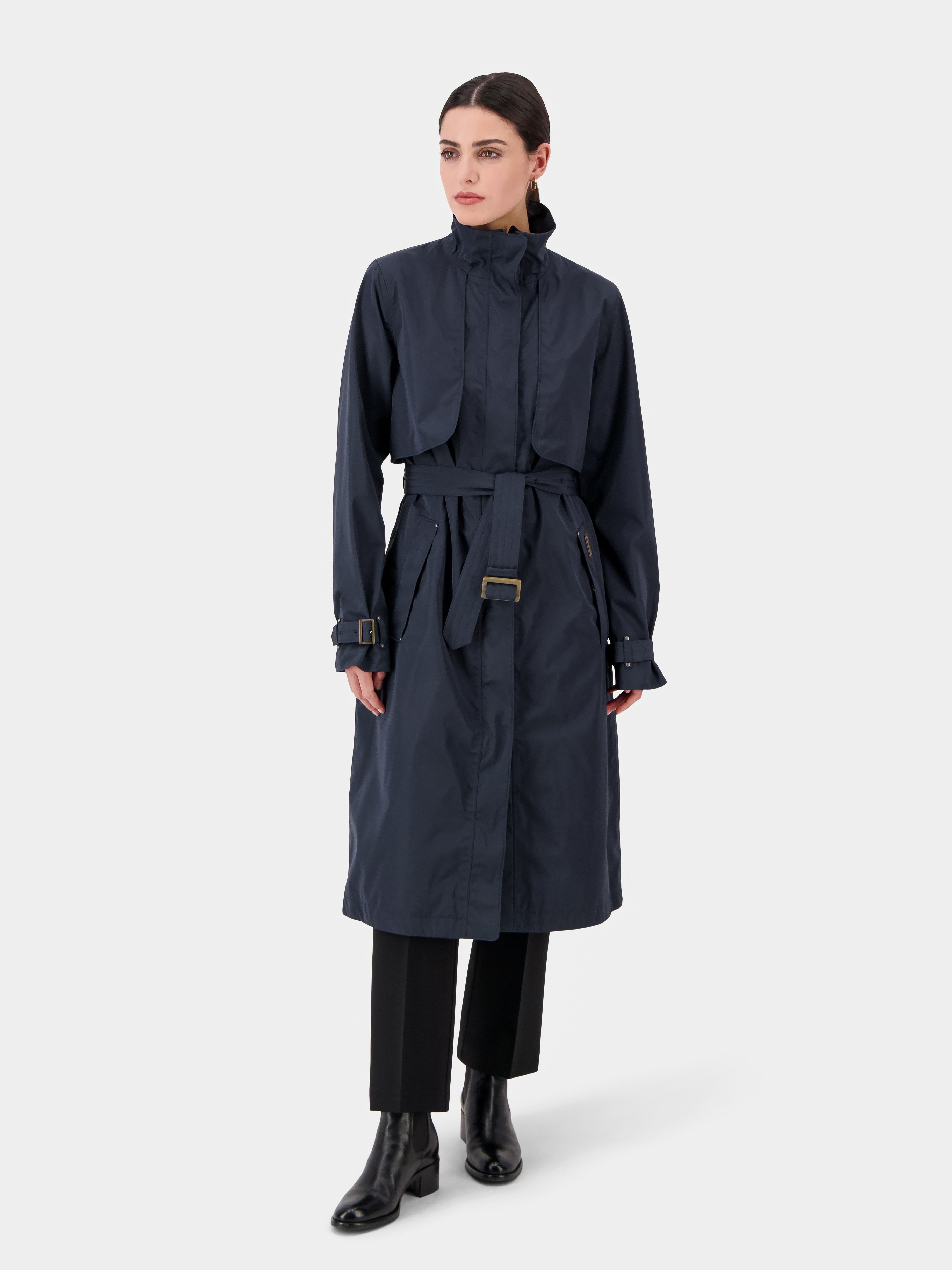 Didriksons LOVA coat i Navy Størrelse womens 36