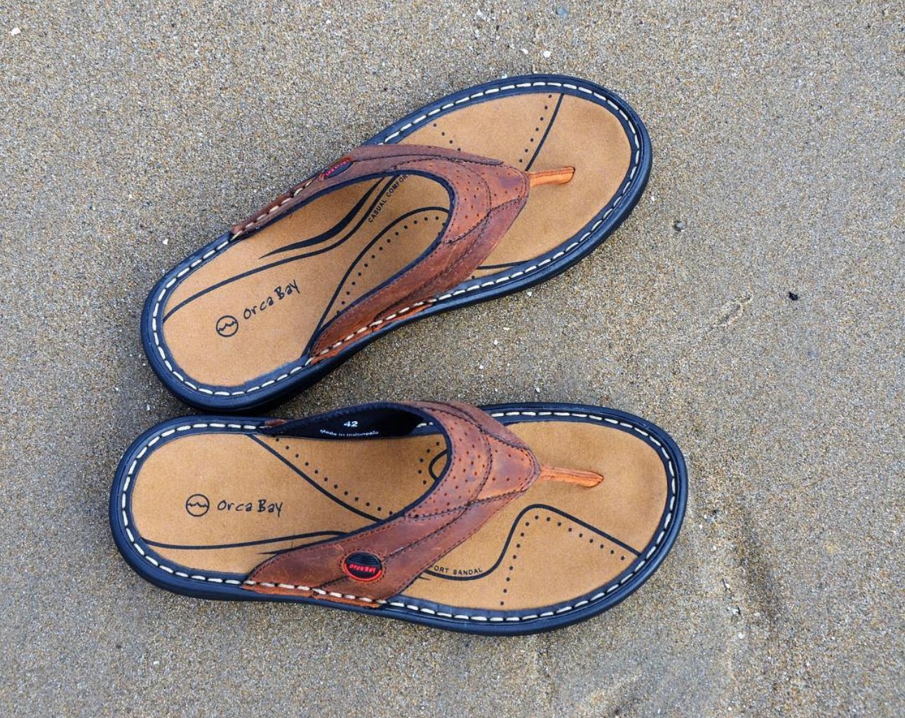 Håndsyet sandaler fra Orcabay Sko størrelser 42